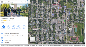 Concordia Campus Map – Office of URSCA